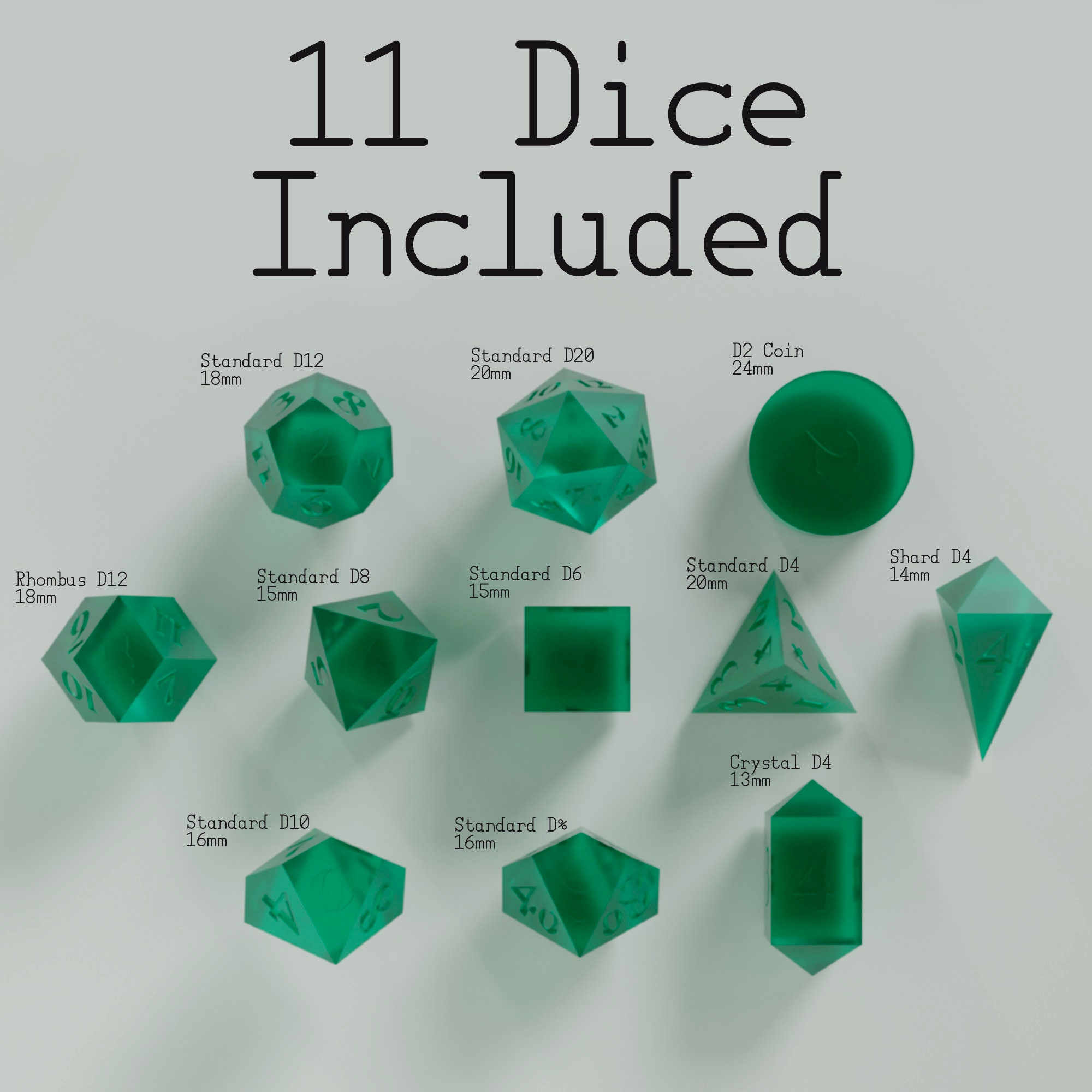 Ready to Print Sharp Edge Dice Masters for 3D Printing Standard Size ...