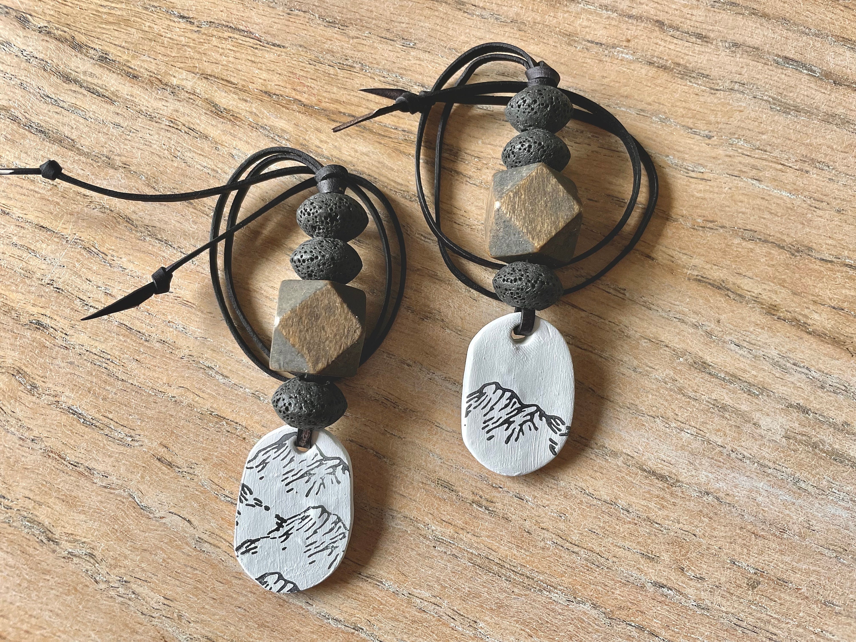 Clay Car Diffuser/ Lava Stone Diffuser/ Essential Oil Diffuser/ Car Air ...