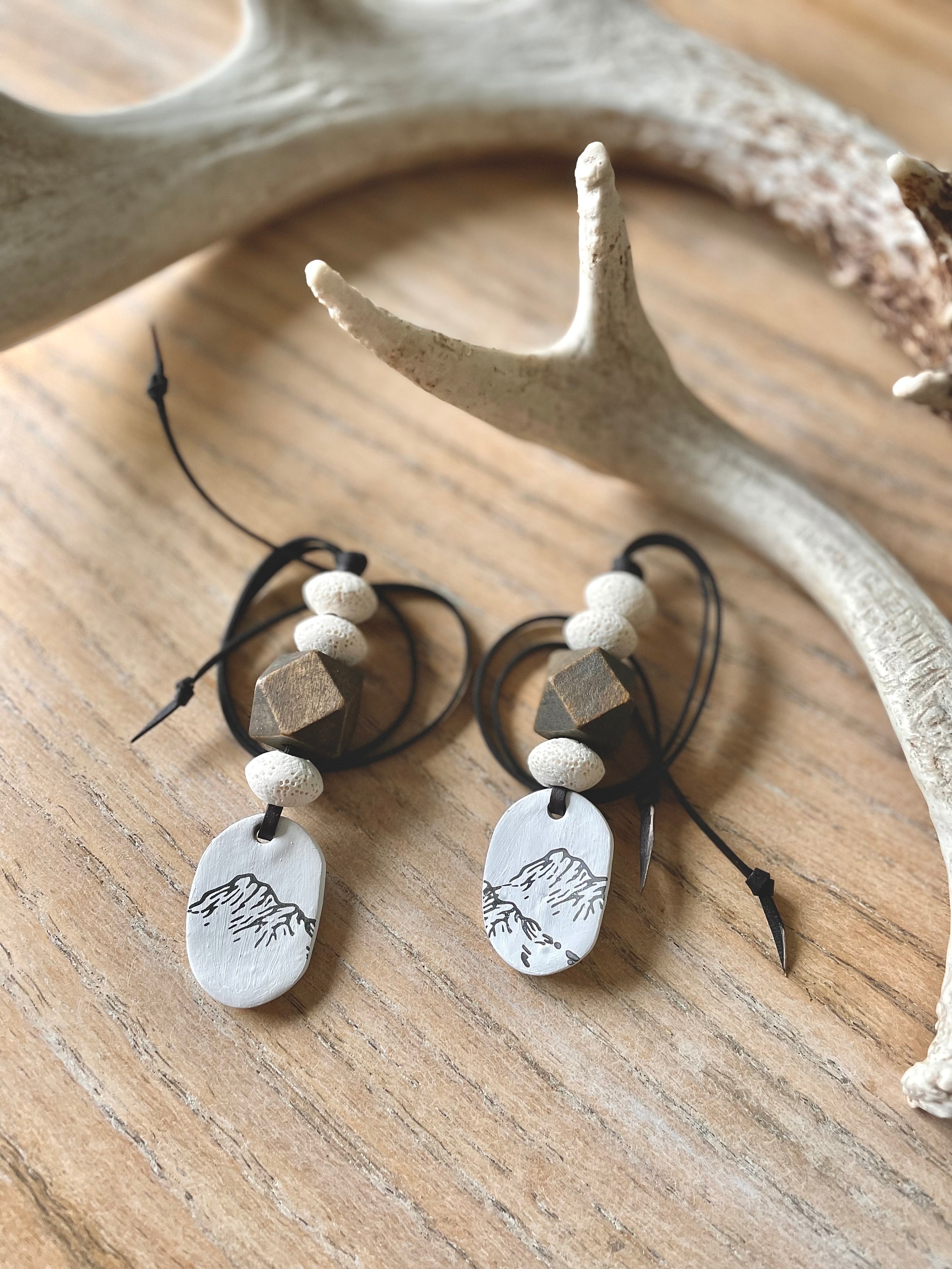 Clay Car Diffuser/ Lava Stone Diffuser/ Essential Oil Diffuser/ Car Air ...