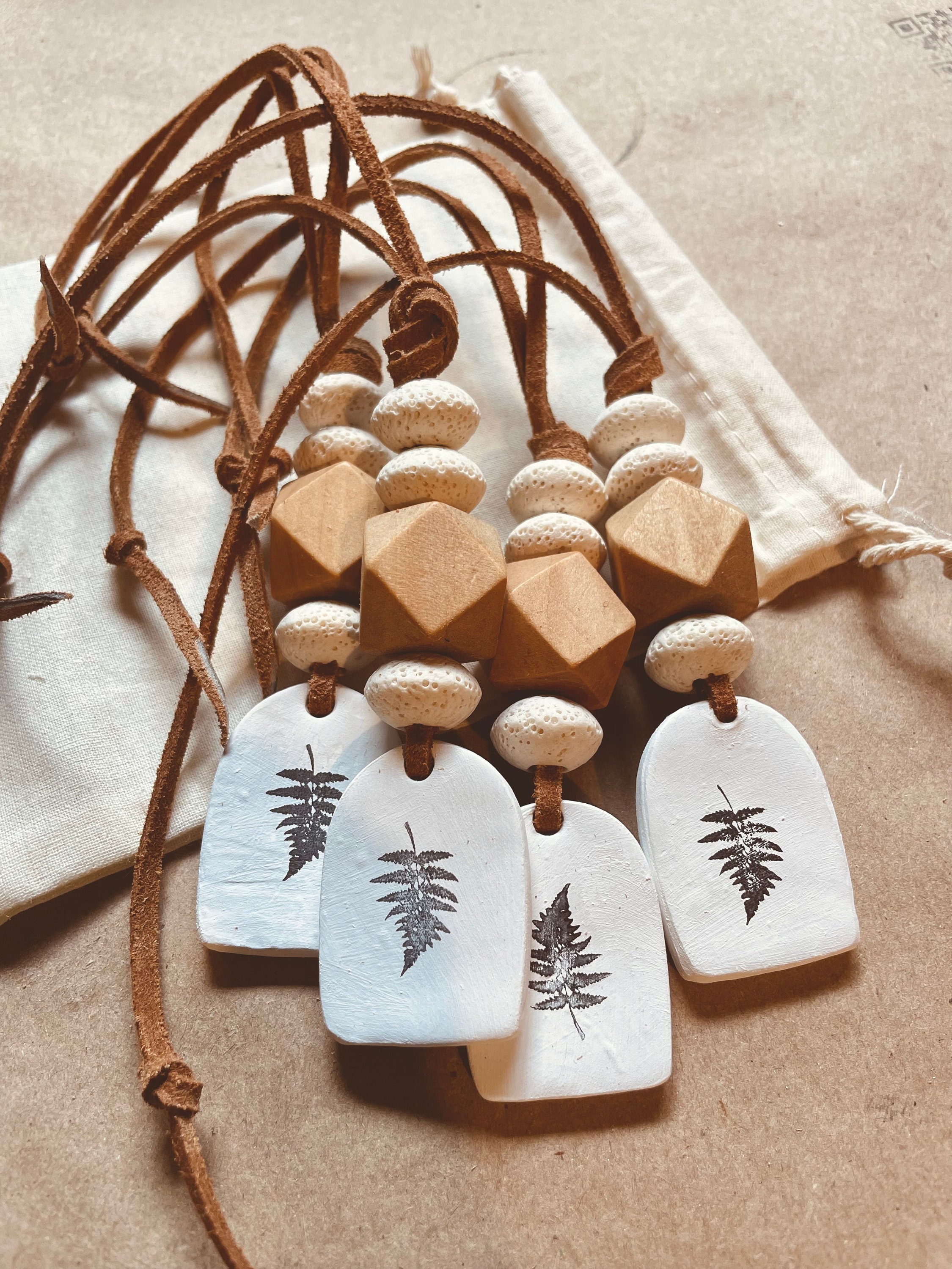 Clay Car Diffuser/ Lava Stone Diffuser/ Essential Oil Diffuser/ Car Air ...