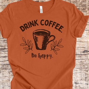 Coffee Tshirt/ Coffee Shirt/ I Love Coffee Shirt/ Coffee Lover Shirt ...