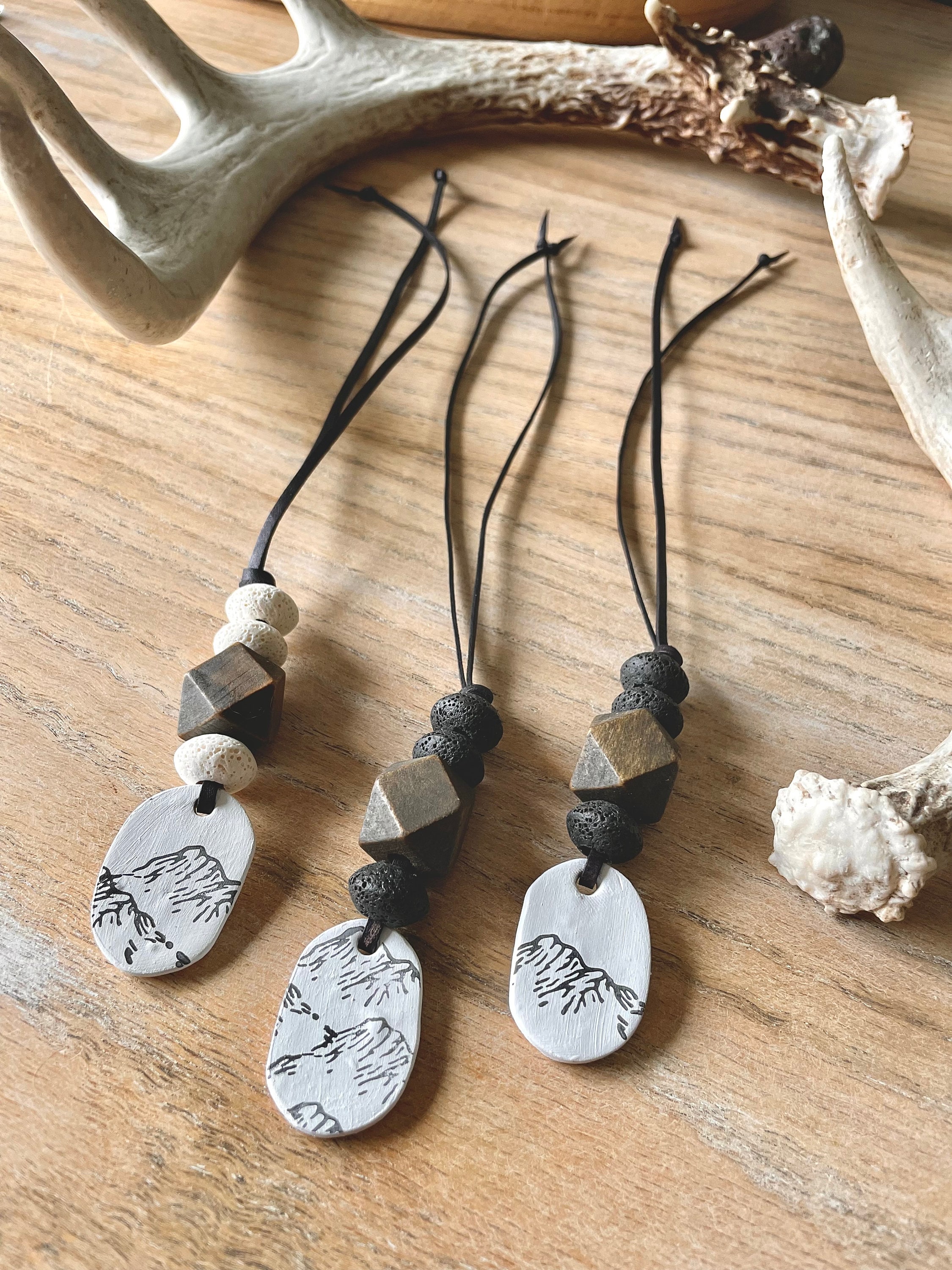 Clay Car Diffuser/ Lava Stone Diffuser/ Essential Oil Diffuser/ Car Air ...