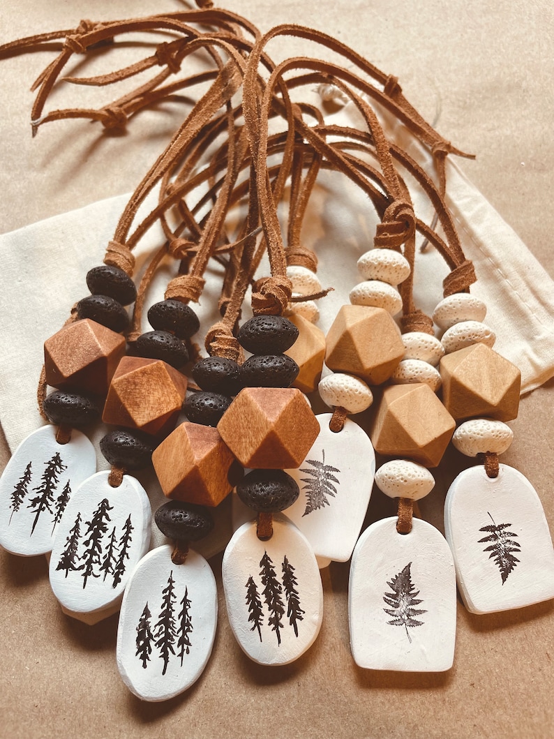 Clay Car Diffuser/ Lava Stone Diffuser/ Essential Oil Diffuser/ Car Air ...