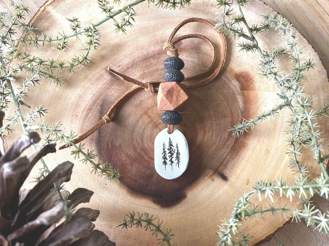 Clay Car Diffuser/ Lava Stone Diffuser/ Essential Oil Diffuser/ Car Air ...