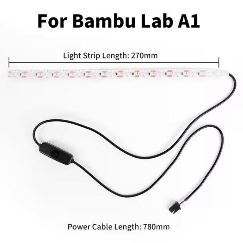 Bambu Lab A1 LED Light Bar W/built in On/off Switch | Plug-n-play - Etsy
