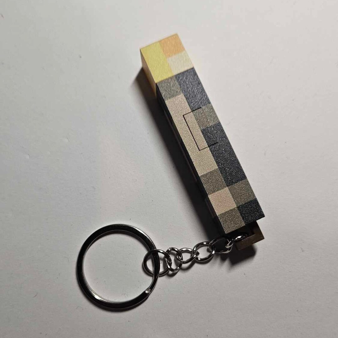 Minecraft Style Torch LED Keychain Light - Etsy