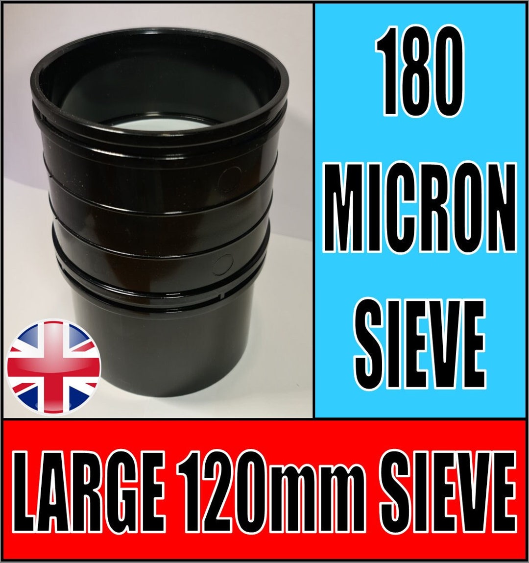 180 Micron Large Stackable Nylon Mesh Sieve - Zooplankton/homebrew ...