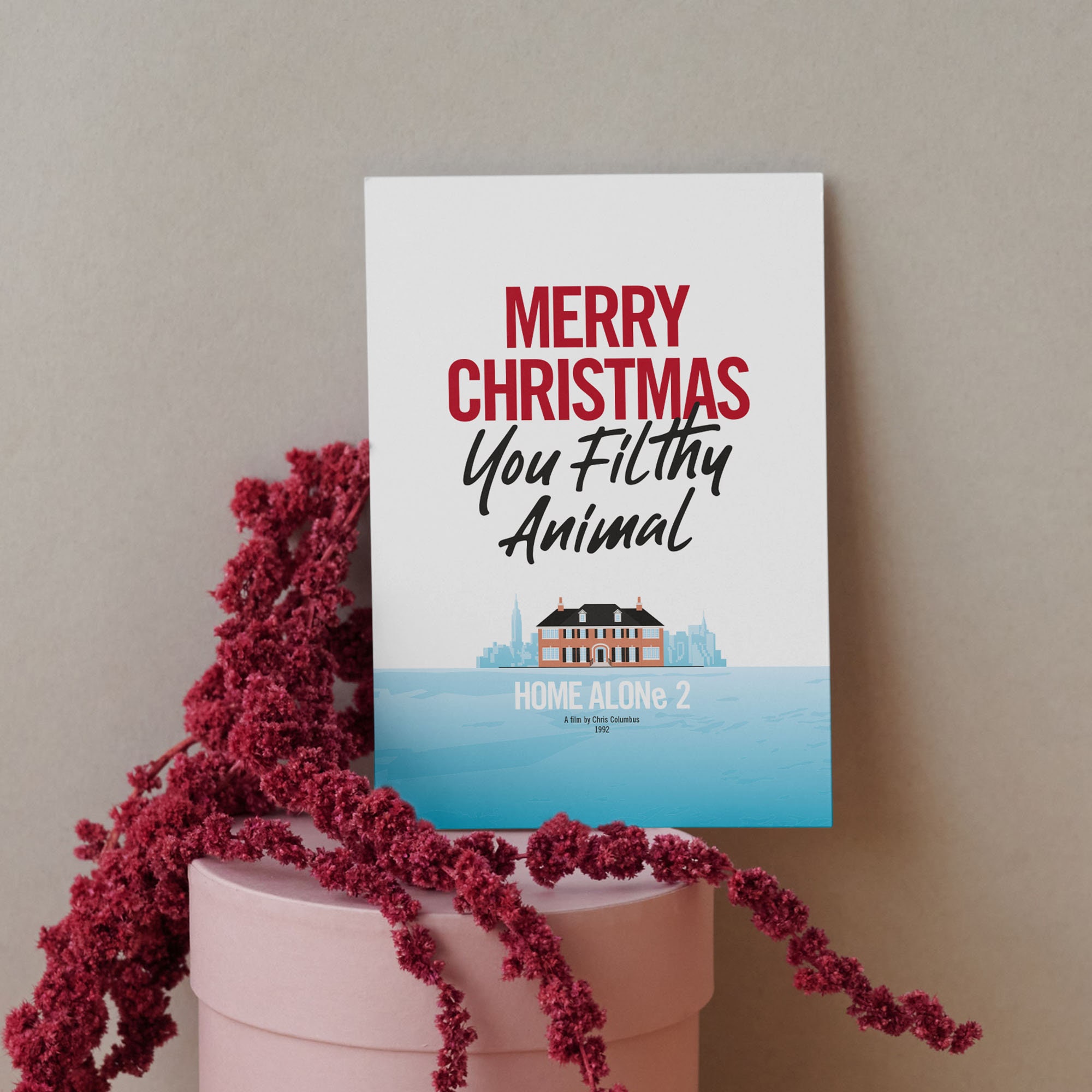 Home Alone 2 Christmas Greetings Cards. Pack of 10 (with Envelopes ...