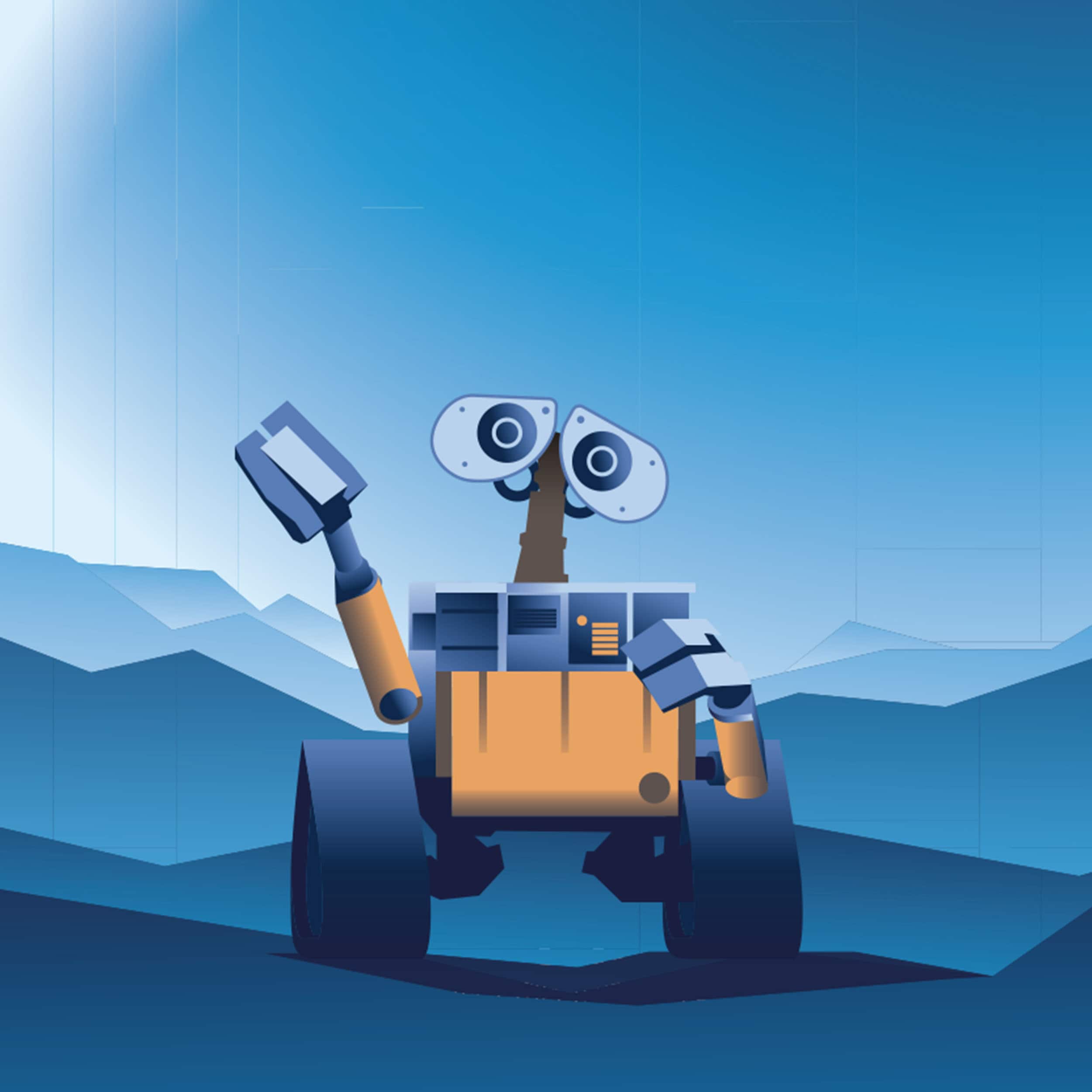 Wall-e Disney Pixar Minimalist Movie Poster, Science Fiction ...