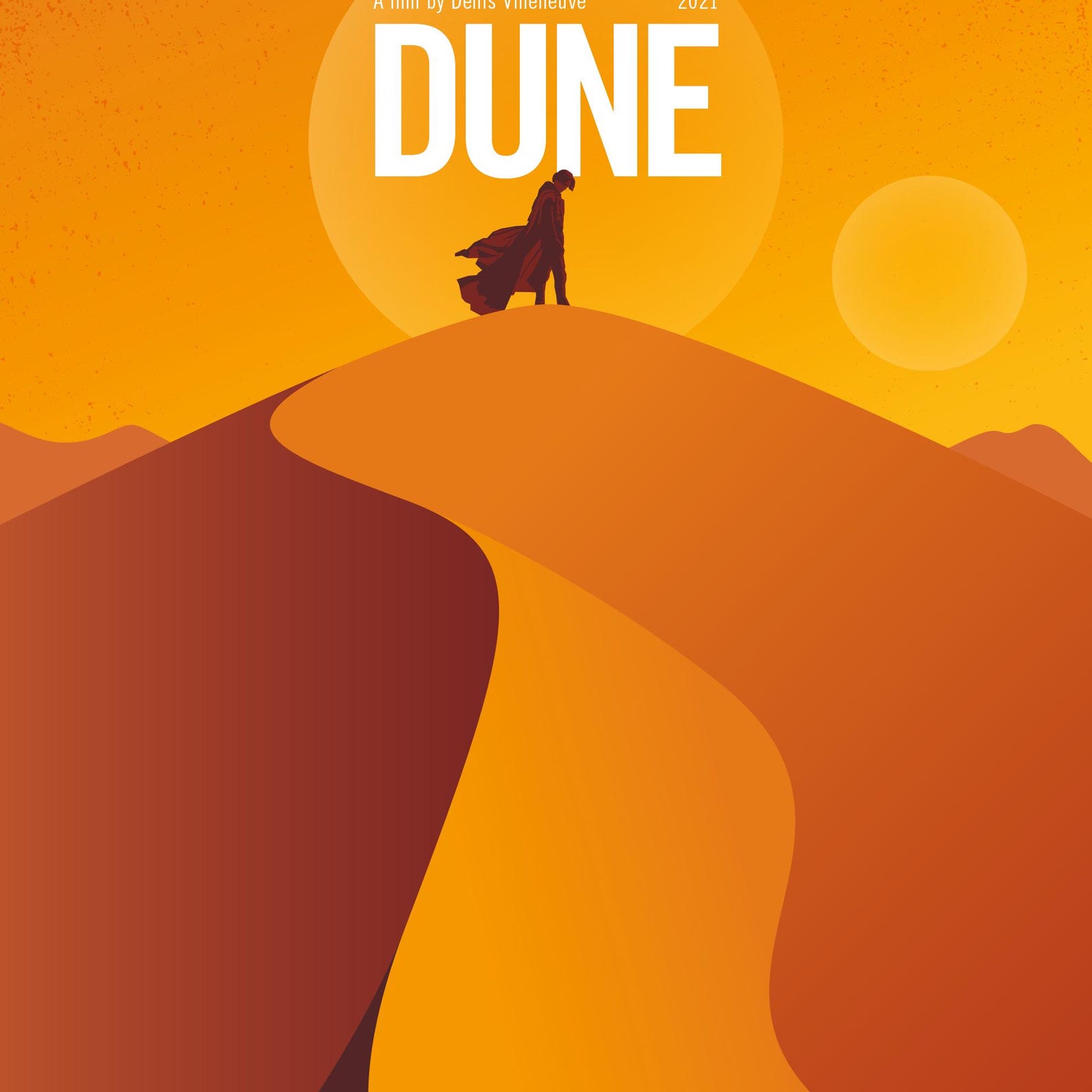 Dune Movie Poster – Graphical Art Print | Minimalist Dune 2021 Illustrated Sci-fi Wall Art - Etsy