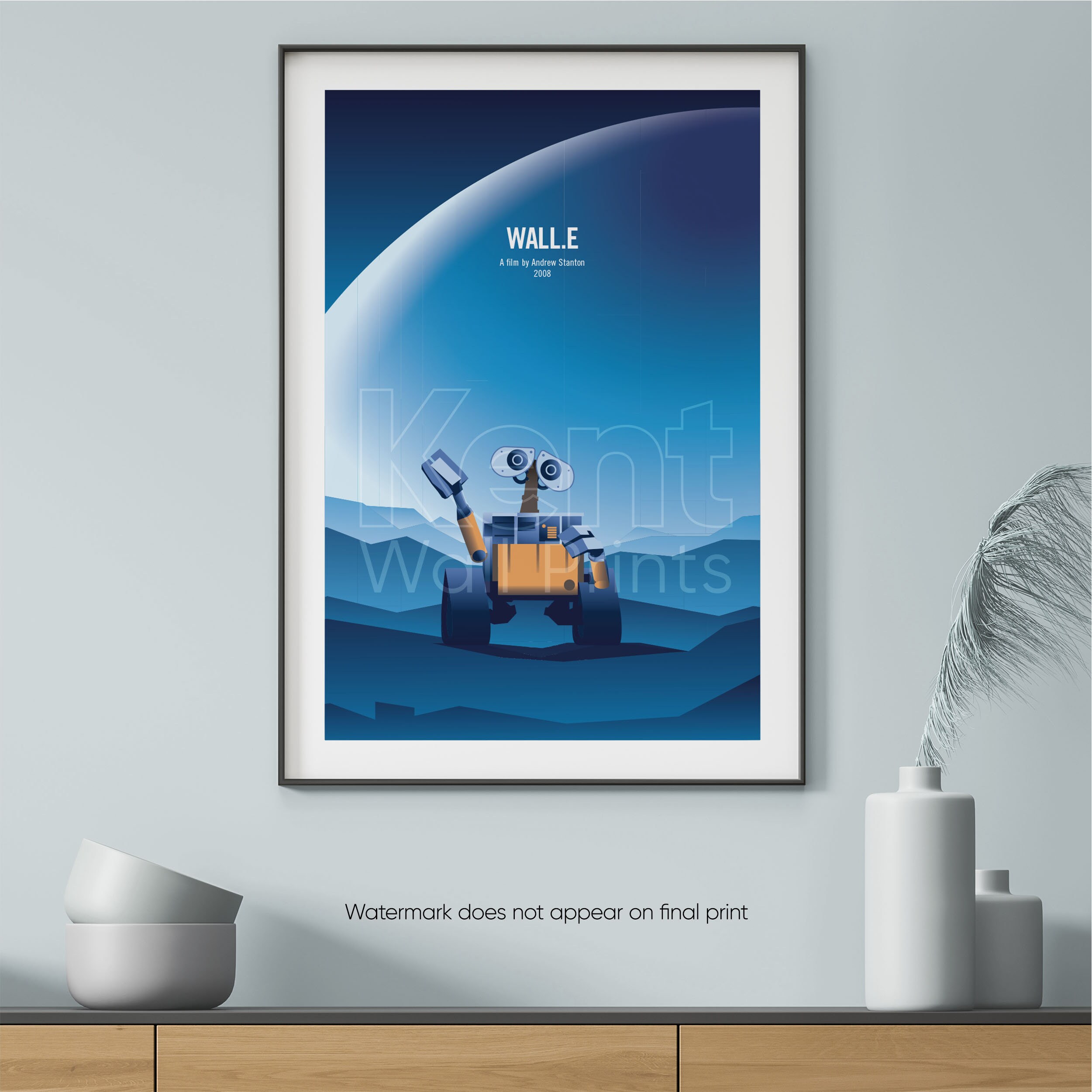 Wall-e Disney Pixar Minimalist Movie Poster, Science Fiction ...