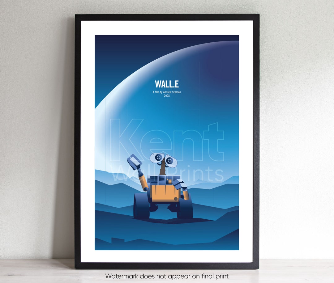 Wall-e Disney Pixar Minimalist Movie Poster, Science Fiction ...