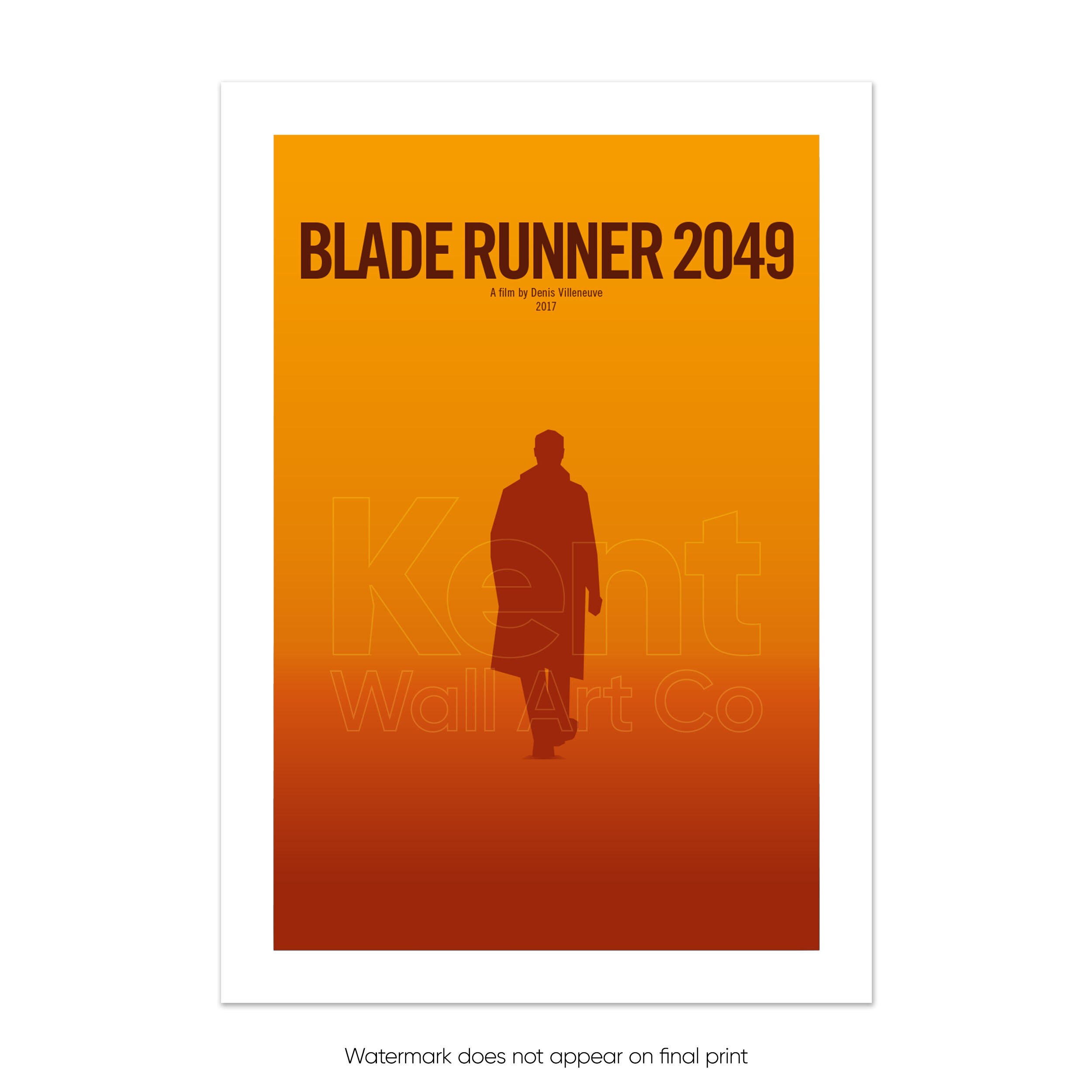 Blade Runner 2049 Bold Minimalist Movie Poster, Classic Science Fiction ...