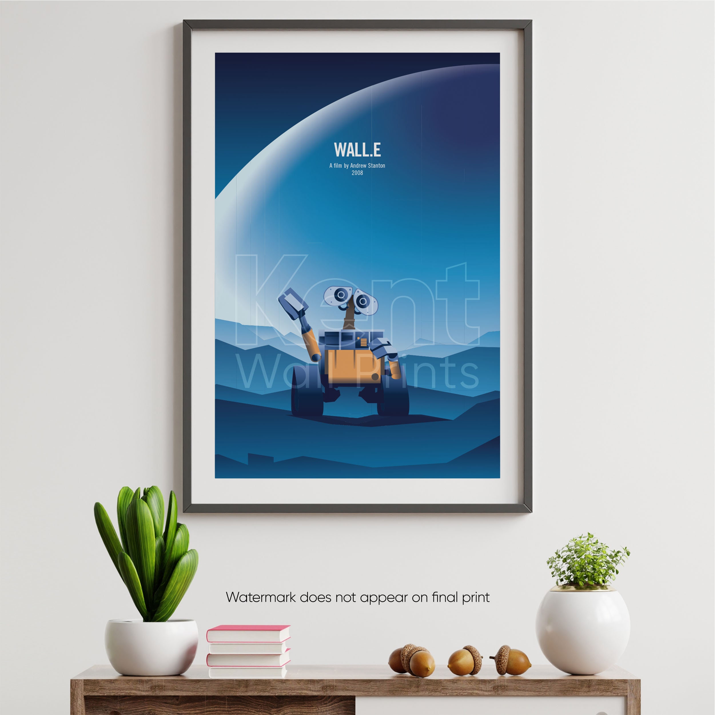 Wall-e Disney Pixar Minimalist Movie Poster, Science Fiction ...