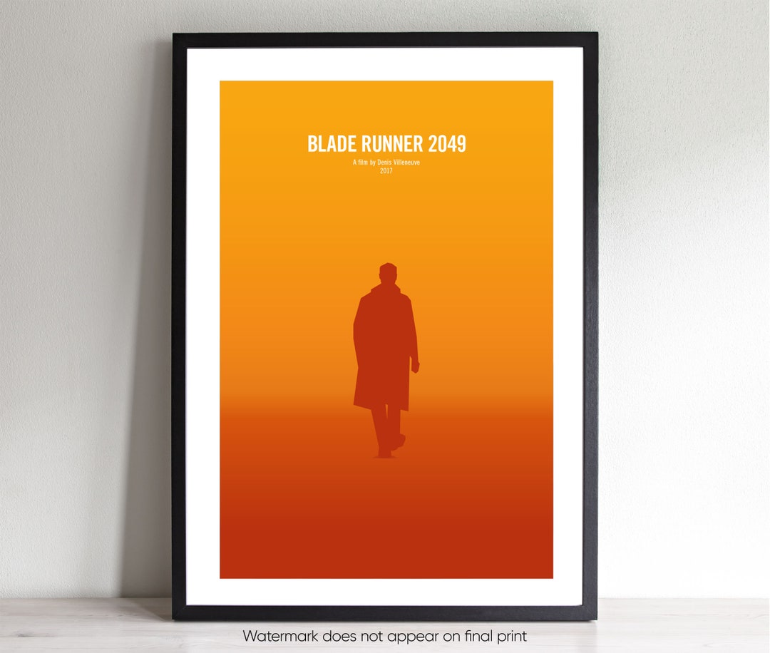 Blade Runner 2049 Bold Minimalist Movie Poster, Classic Science Fiction ...