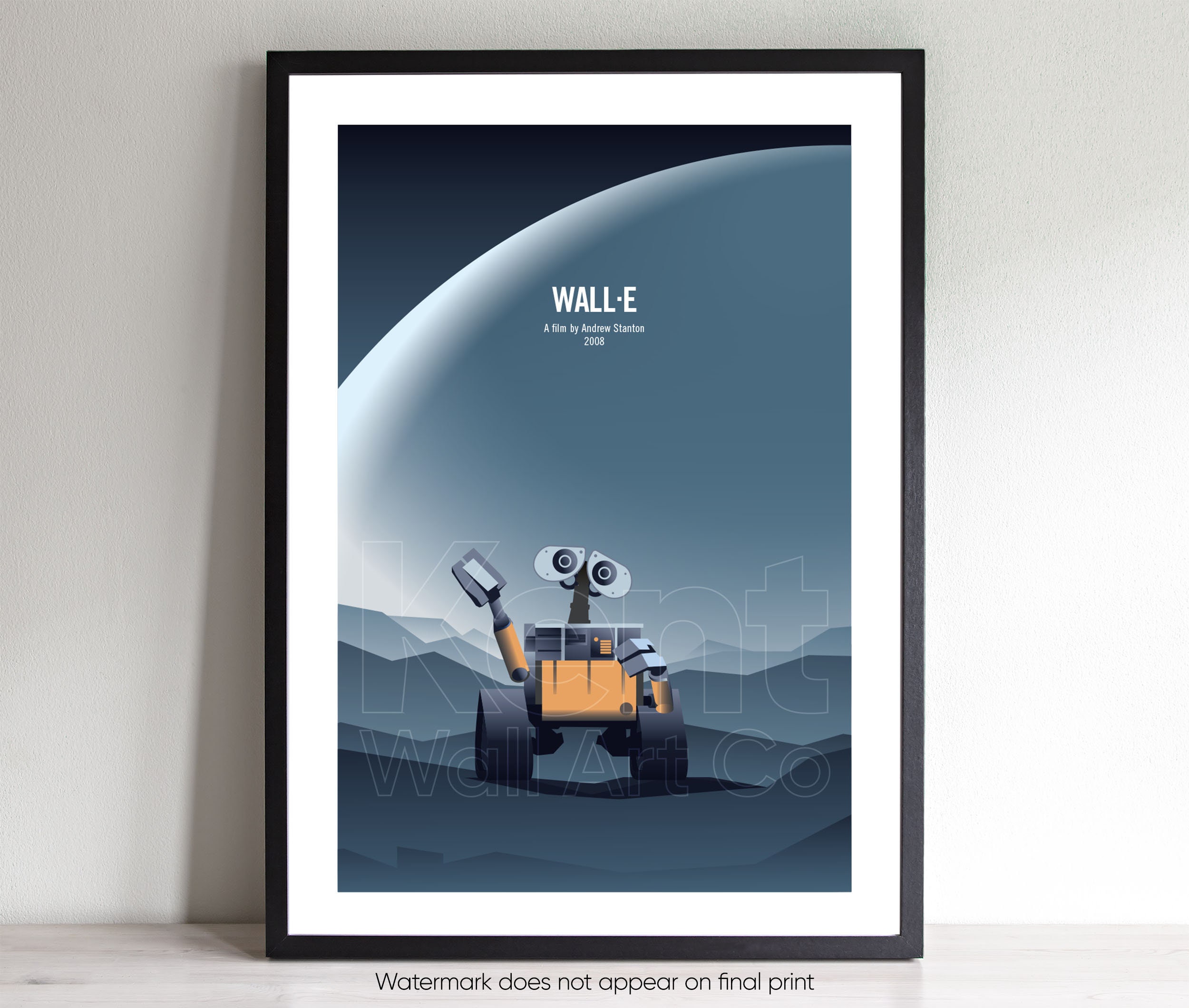 Pixar Minimalistic Wall E Wall E Disney Pixar Minimalist Movie Poster