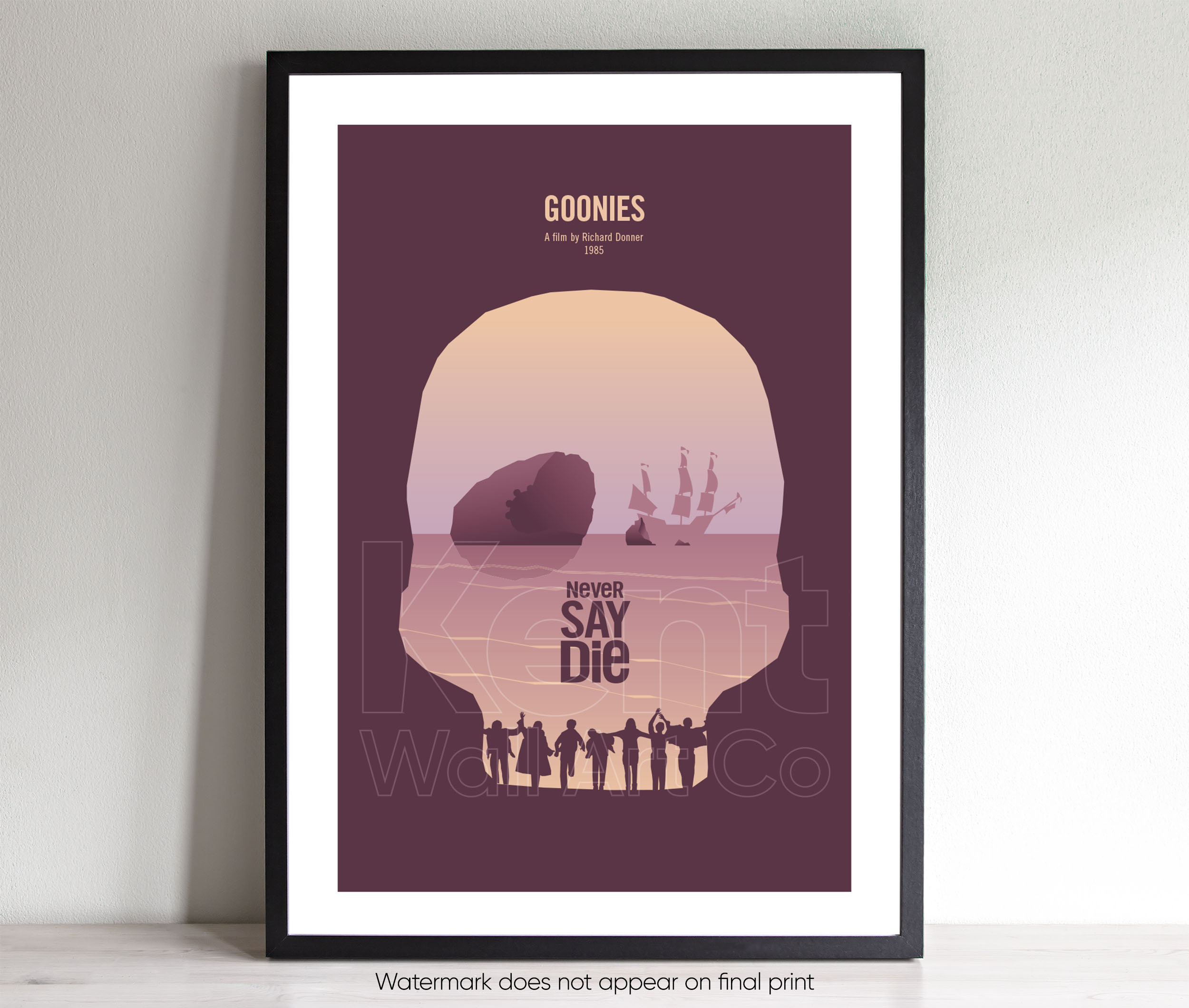 Goonies Never Say Die Movie Poster