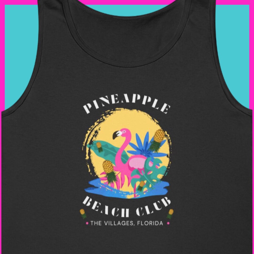 Pineapple Beach Club, the Villages FL Swinger Pineapple Tank Top - Etsy