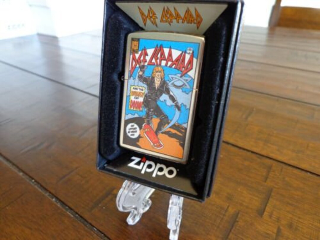 Sharp Def Leppard Woman of Doom Comic Book Zippo Lighter - Etsy