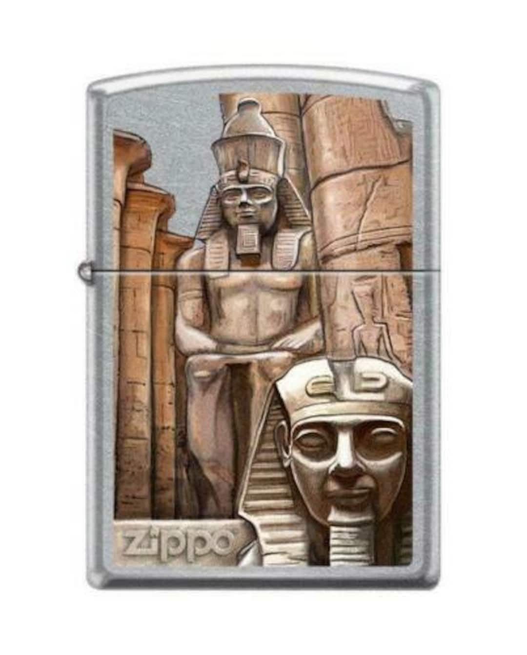 Luxor Temple-egypt Street Chrome Finish Zippo Lighter - Etsy