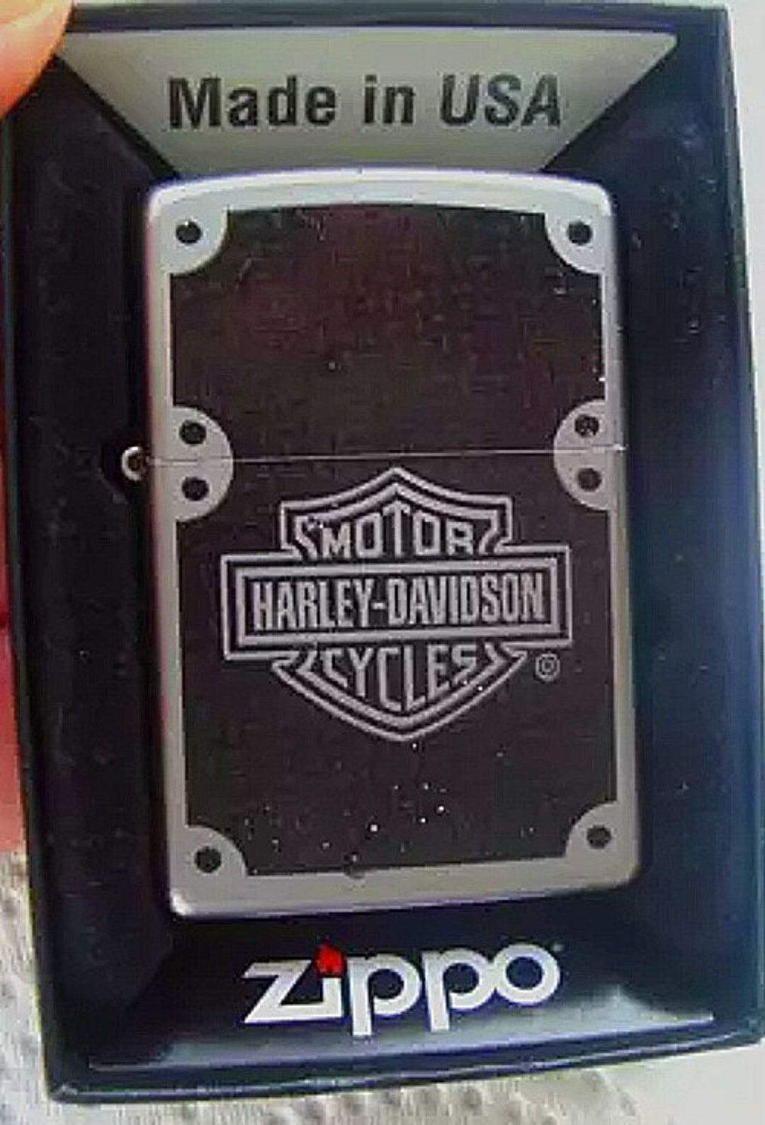 Harley Davidson Carbon Fiber Style ZIPPO LIGHTER - Etsy