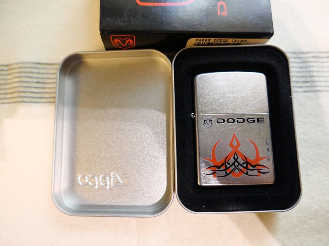 Rare 2008 Dodge Tribal Logo Zippo Lighter - Etsy