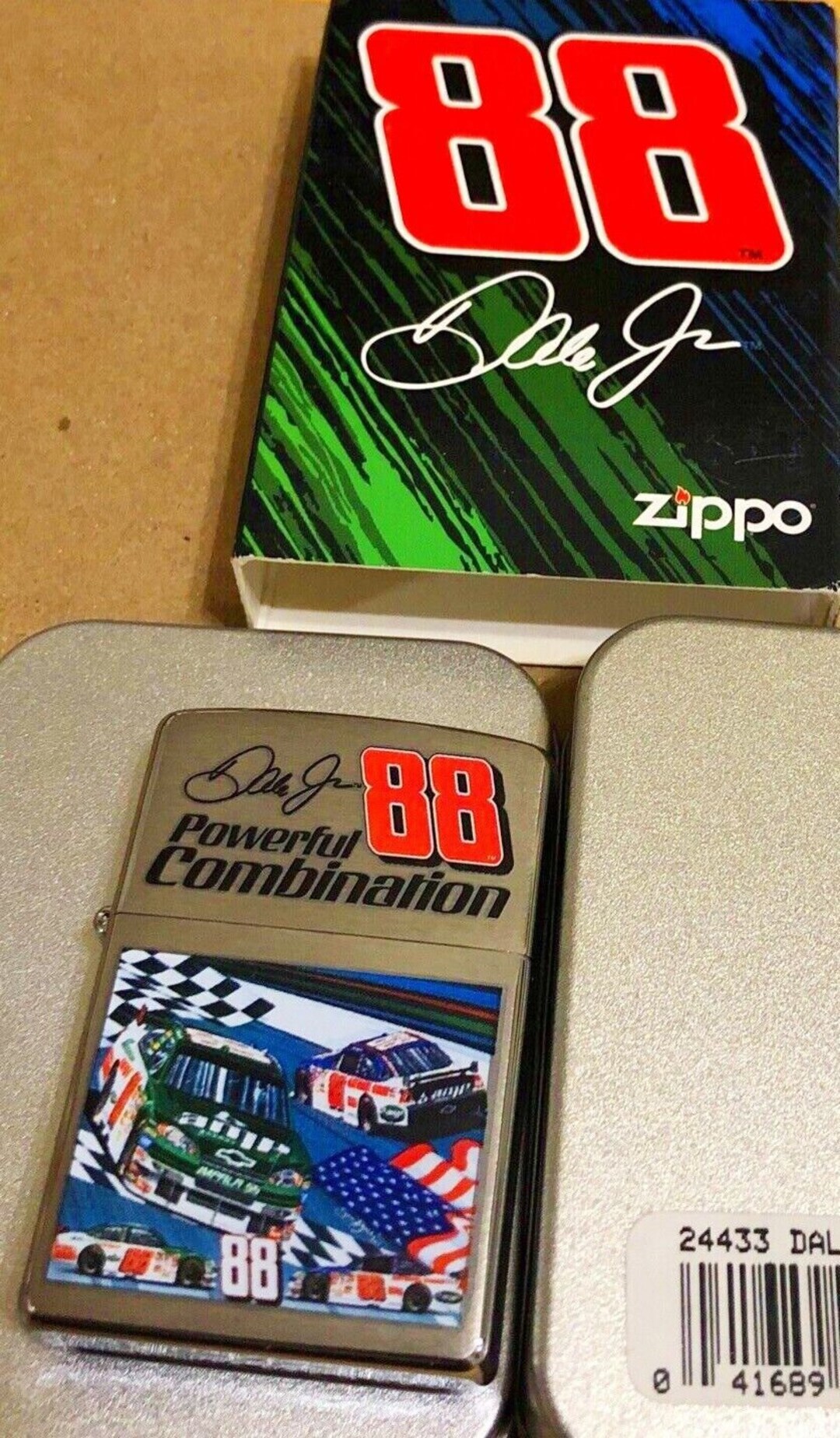 2008 Dale Earnhardt Jr #88 Powerful Combination Nascar Zippo Lighter ...