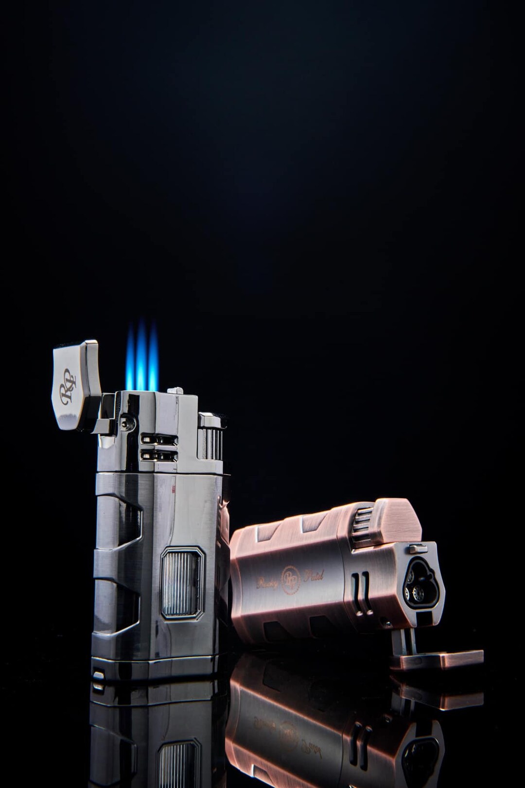 Rocky Patel Gun Metal Hex Triple Torch Lighter lifetime Warranty - Etsy