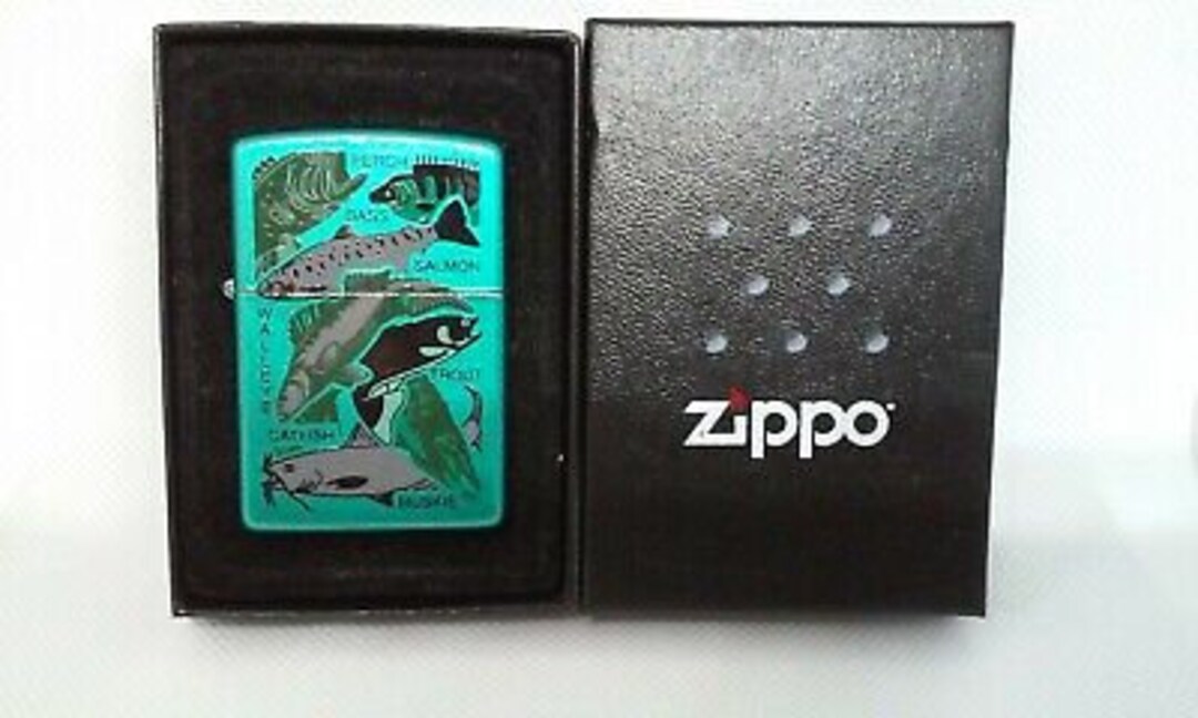 Rare Go Fish Types of Fish Fisherman Zippo Lighter - Etsy