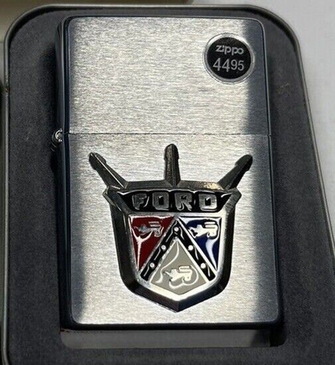 Rare Vintage Ford Motor Company Logo Emblem Zippo Lighter - Etsy