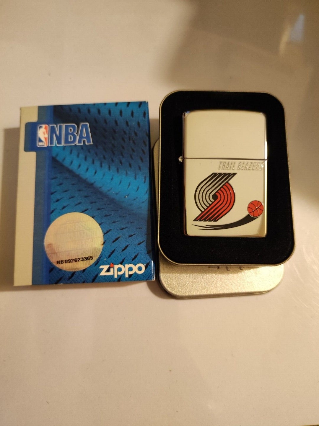 Sweet NBA Portland Trailblazers Zippo Lighter W / Fitted Zippo Butane ...