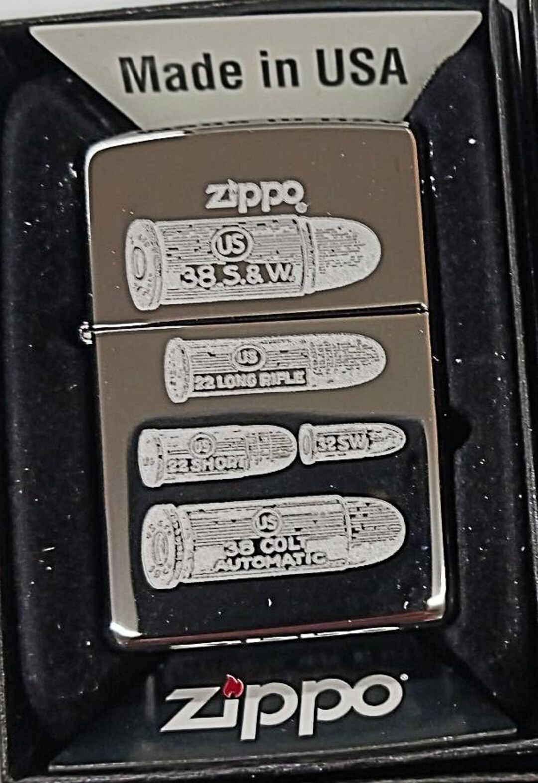 Polished Colt Smith & Wesson Bullets Zippo Lighter - Etsy