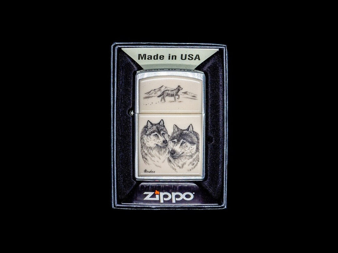Rare Emblem Ultralite Wolf Zippo Lighter - Etsy