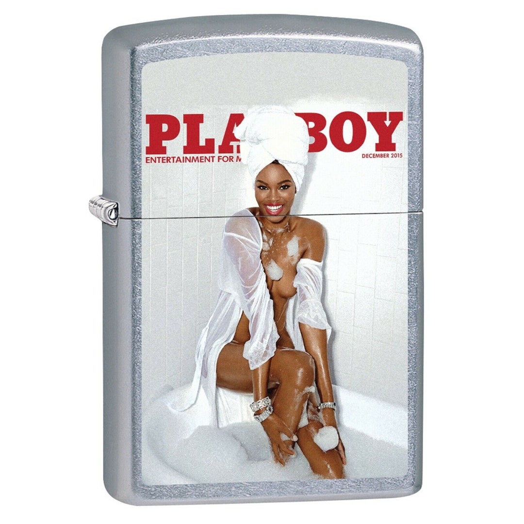 Playboy December 2015 Cover Satin Chrome Zippo Lighter - Etsy