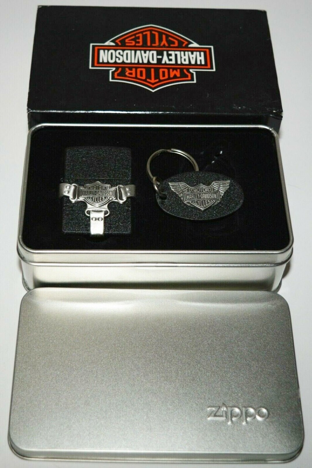 Ultra Rare Harley Davidson Iconic Zippo Lighter & Keychain Gift Set - Etsy