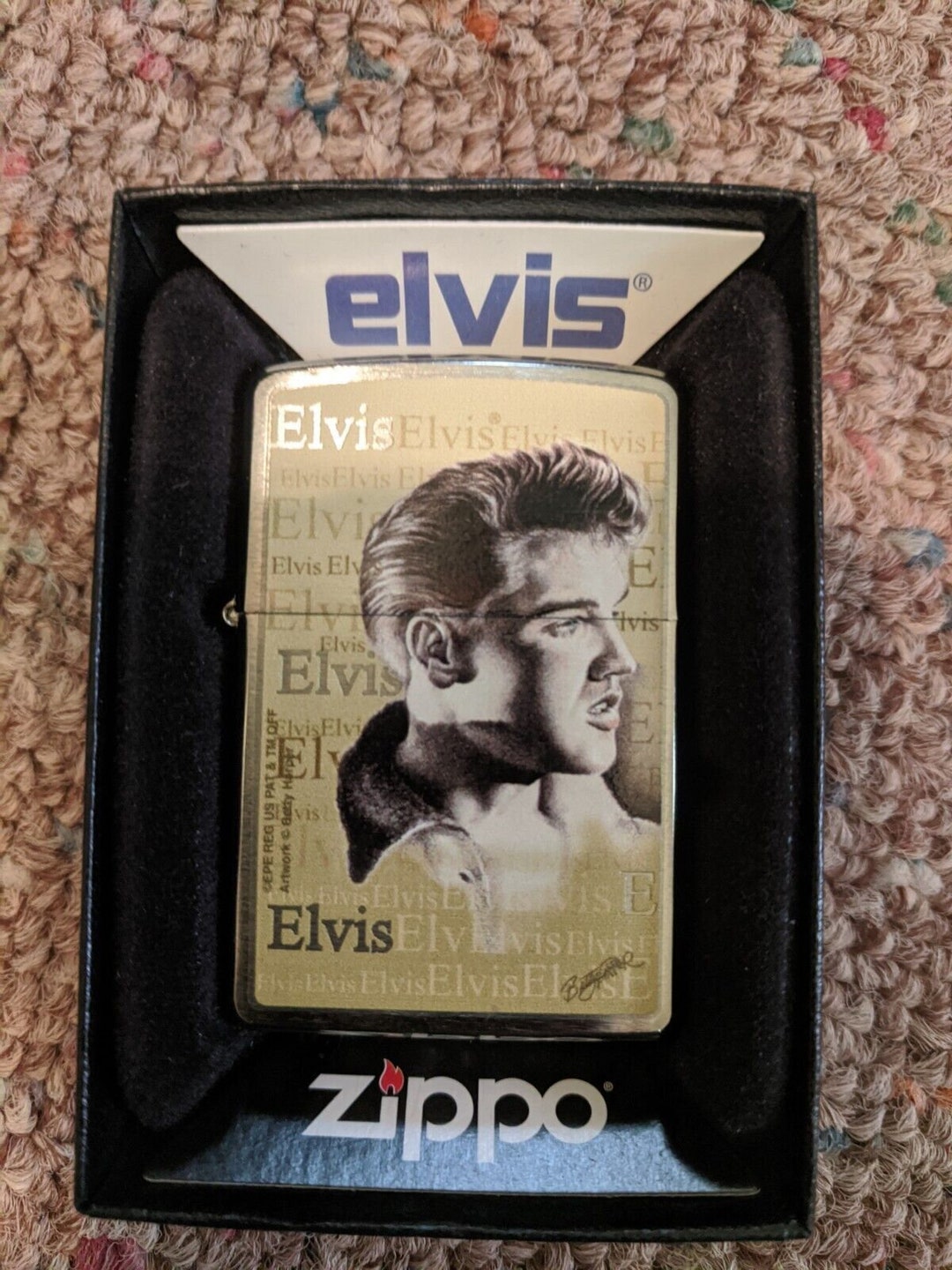 Limited Extremely Rare Elvis Presley the King Zippo Lighter - Etsy
