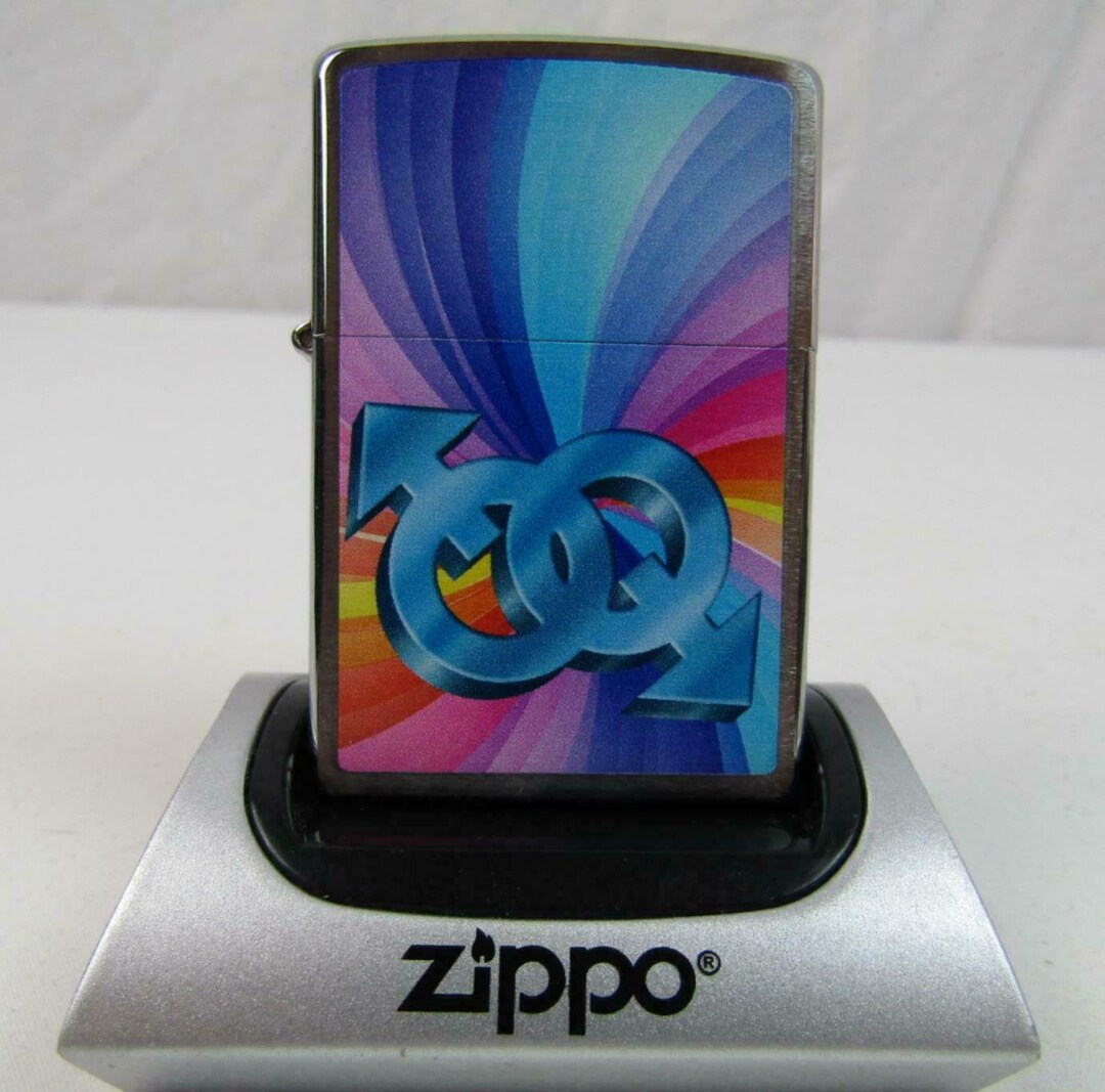 Retired 2013 Male Rainbow Zippo Lighter - Etsy