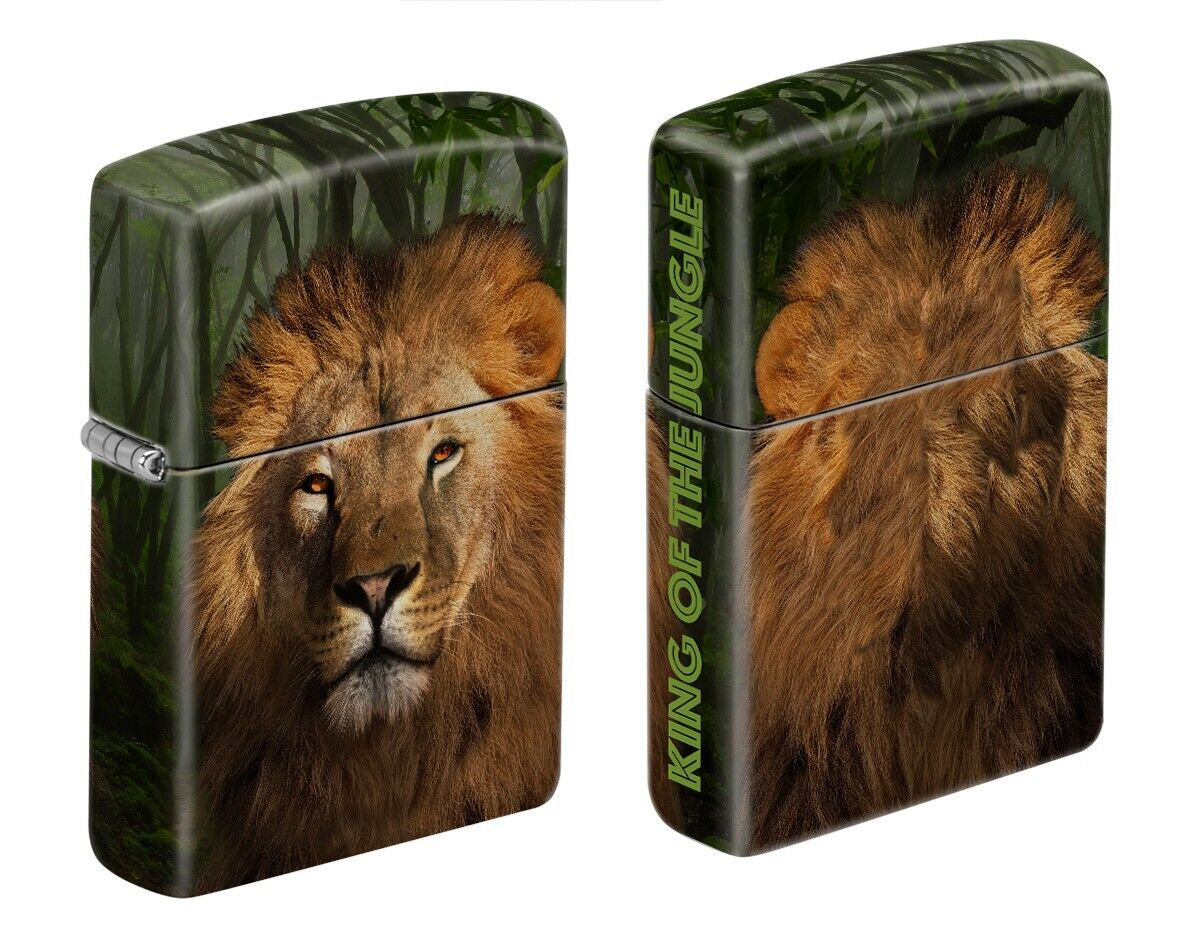 Sharp Lion-king of the Jungle, 540 Process 4-sided Lighter Zippo Lighter - Etsy
