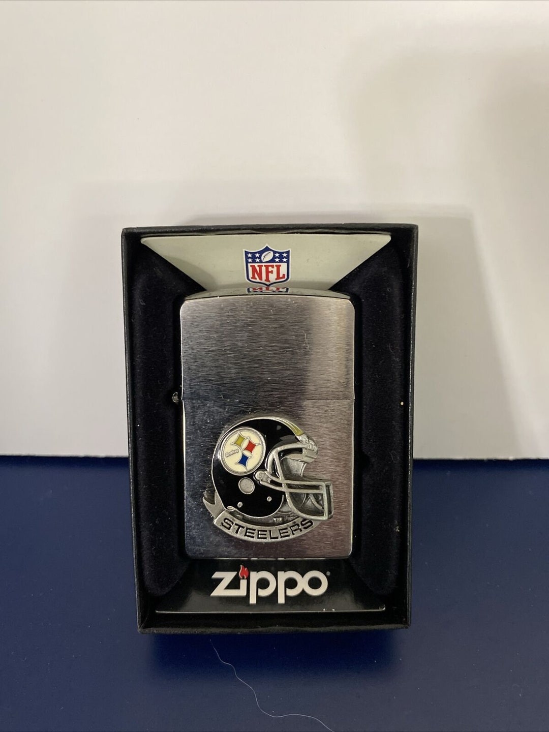Rare NFL Pittsburgh Steelers Football Helmet Emblem Zippo Lighter - Etsy