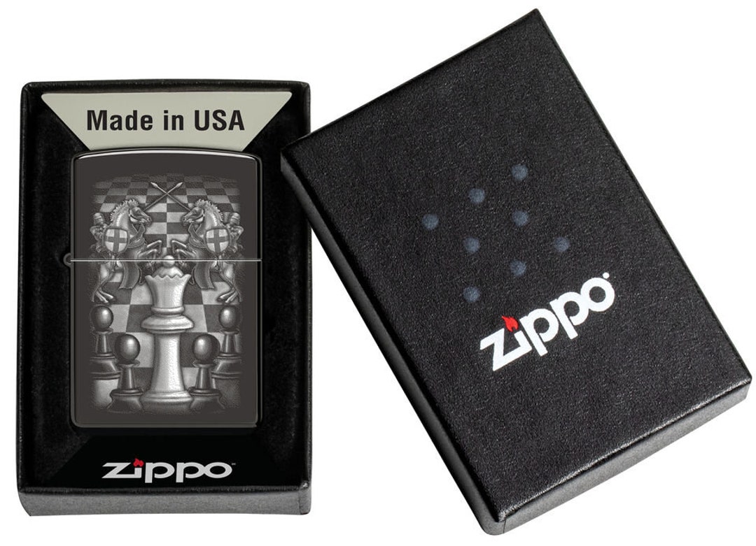 Sharp Chess Player Chess Pieces Zippo Lighter - Etsy