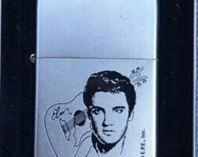 Rare 2000 Elvis Presley Head Shot & Guitar Zippo Lighter - Etsy