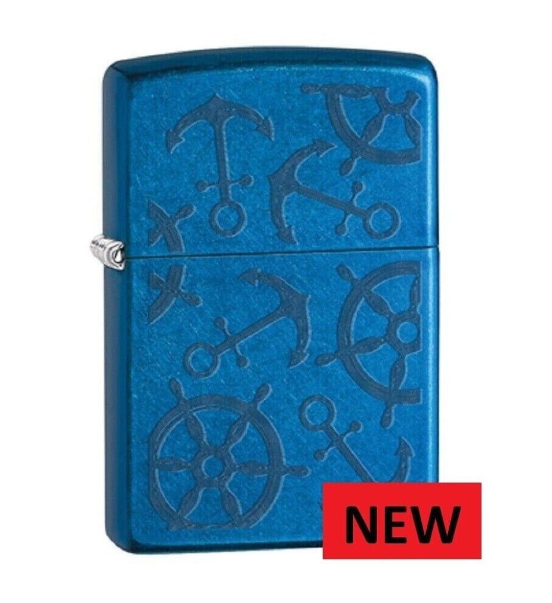 Gorgeous BLUE Iced Nautical Zippo Lighter - Etsy