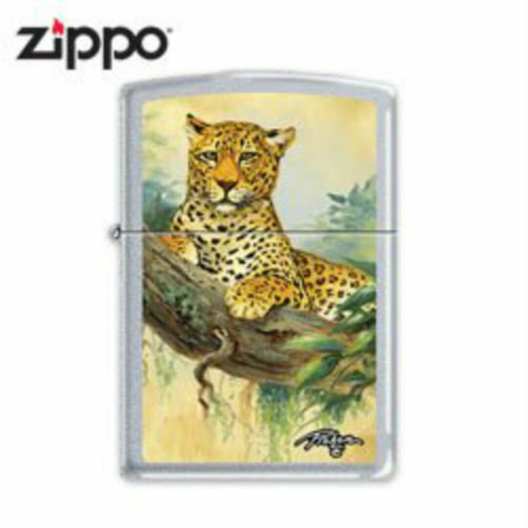 Rare Artist Linda Picken Leopard in Tree Zippo Lighter - Etsy