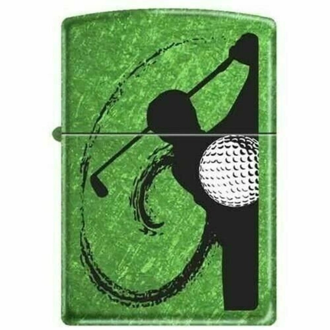 Rare Retired Metallic Green Golf Swing Zippo Lighter - Etsy