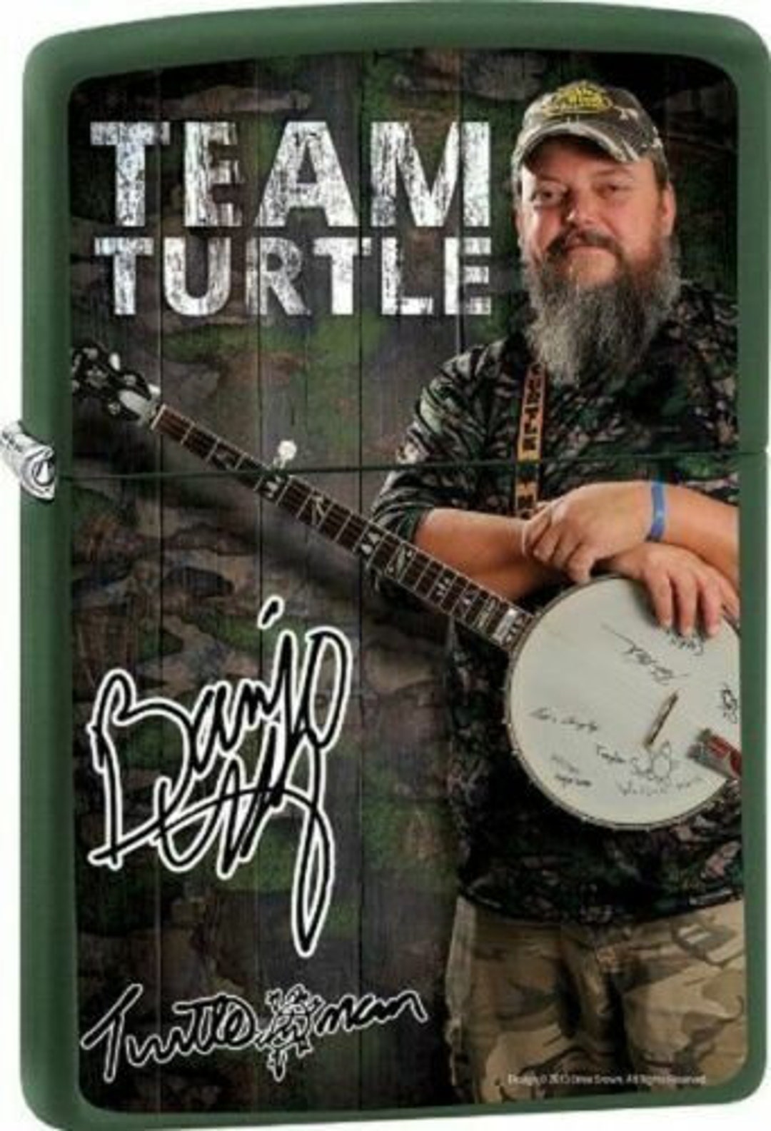 Sweet Team Turtle Banjo Zippo Lighter W/fitted Zippo Butane Torch ...