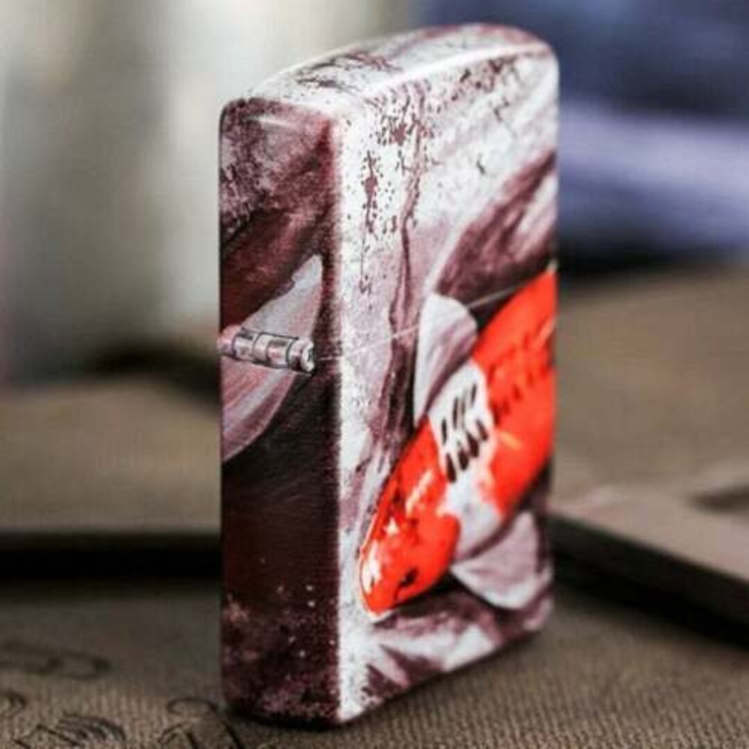 Japanese Issue 540 Multi Sided Graffiti Koi Fish Matte Lighter Lifetime ...