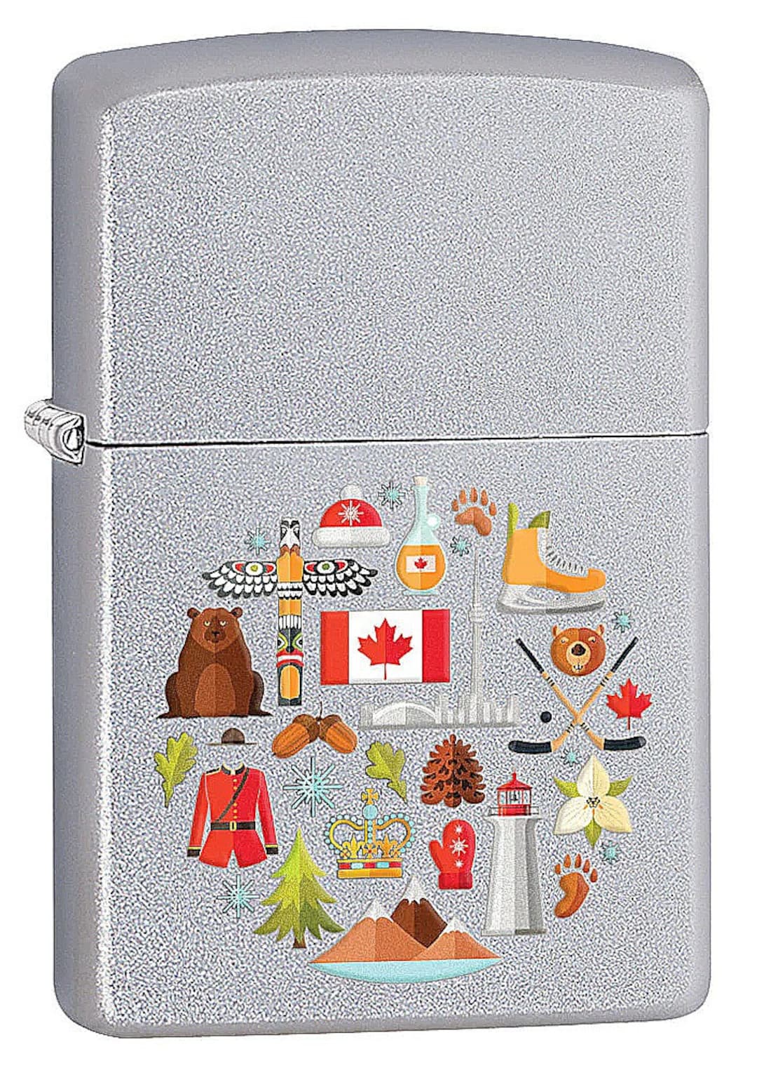 Amazing Truly All Canadian Vector Circle Zippo Lighter - Etsy