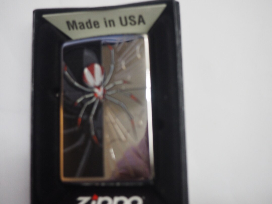 Sharp Polished Chrome Spider Zippo Lighter - Etsy Canada