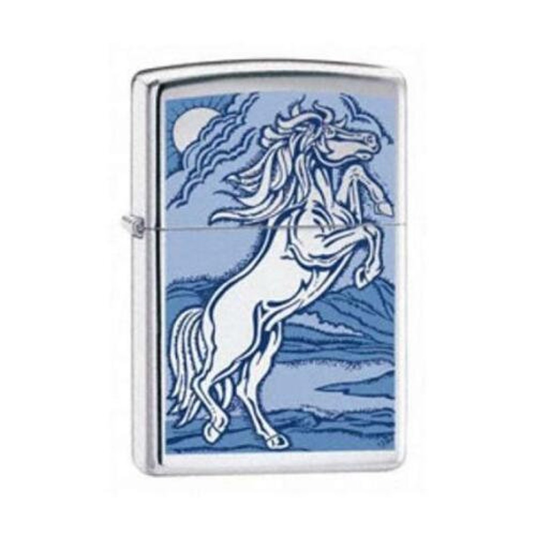 Rampant Stallion - Retired Zippo Lighter - Etsy