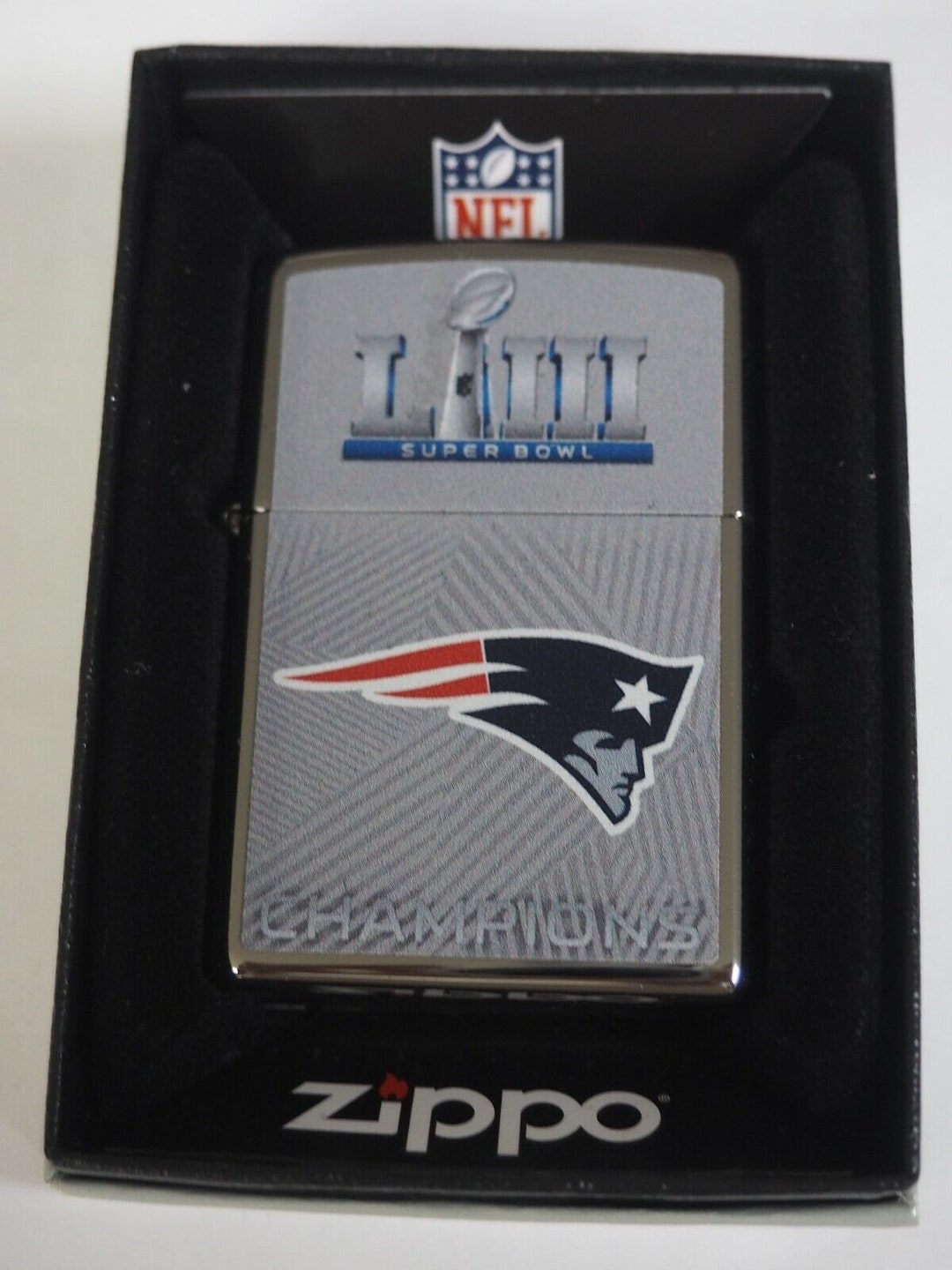 NFL Football New England Patriots Super Bowl - Zippo Lighter - Etsy